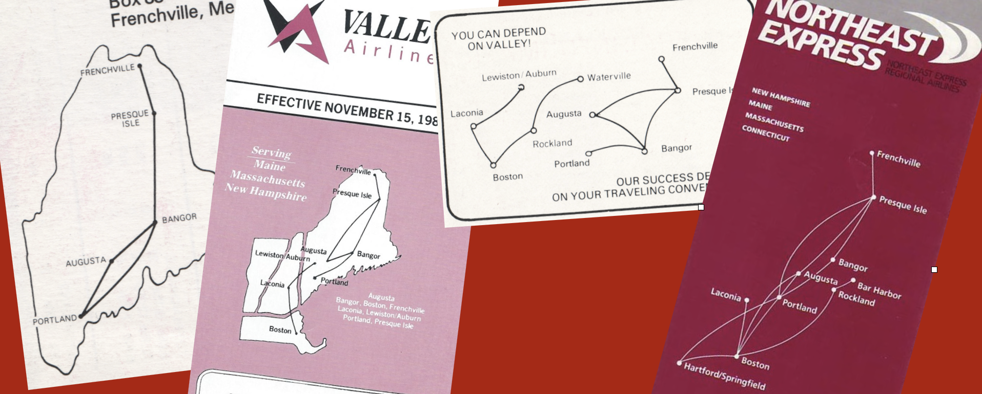 Route Maps – Northeast Express – Valley Aviation – Northwest Airlines ...